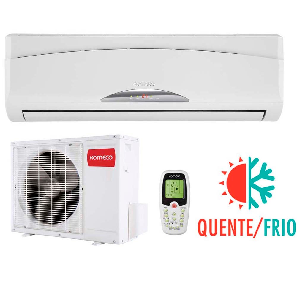 Ar-Condicionado Split Komeco Princess Quente/Frio KOS 12QC 12.000 BTUs ...