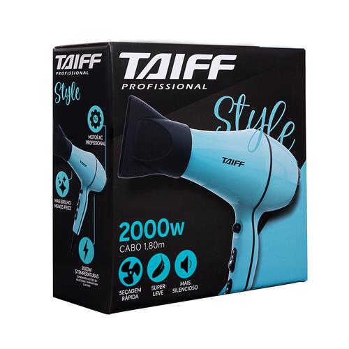 Secador de Cabelos Taiff Style Tiffany Motor AC Profissional 2000W ...