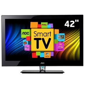 Smart tv aoc 42 polegadas em promoção | Comprar na Casas Bahia