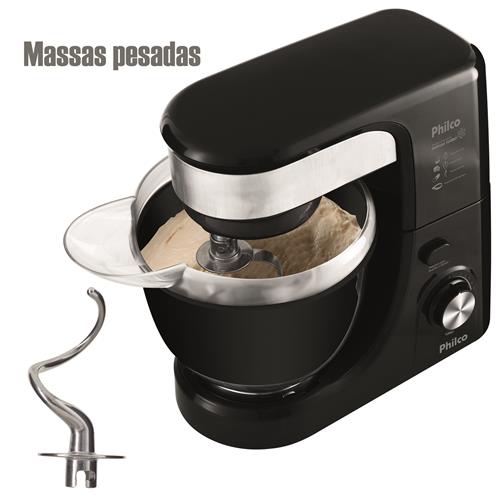 Batedeira Planetária Philco PHP500 Turbo com 11 Velocidades e 500W – Preto Planetária | Casas ...