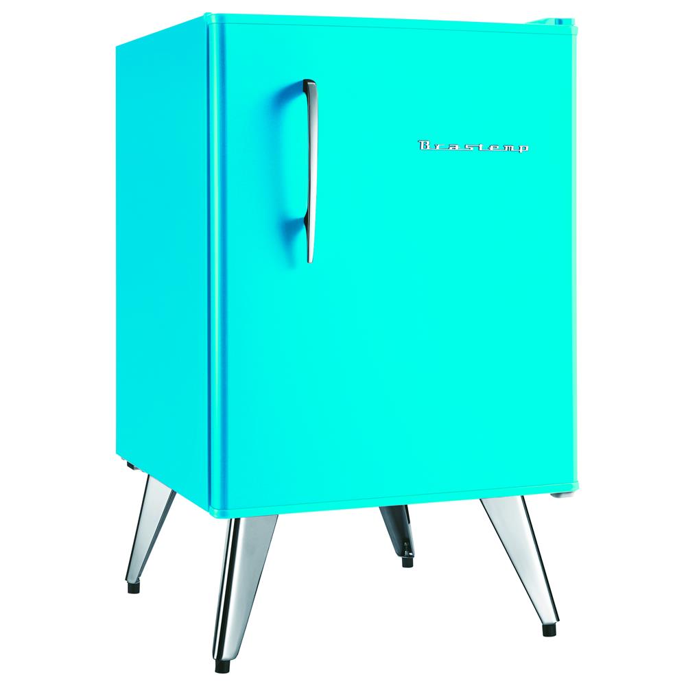 Mini Geladeira Brastemp 1 Porta Retrô BRA08 - 76L - Azul - Frigobar no ...