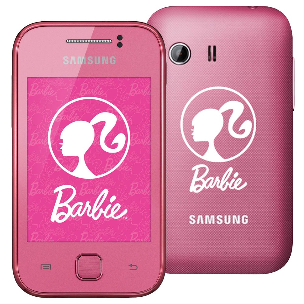 Celular Desbloqueado Samsung Galaxy Y Barbie GT-S5360 Rosa com Android ...