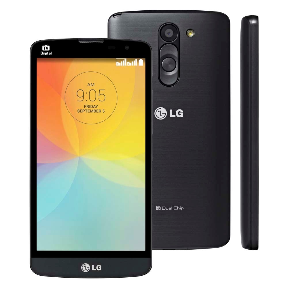 Smartphone LG L Prime Titânio com Tela de 5”, Tv Digital, Dual Chip ...