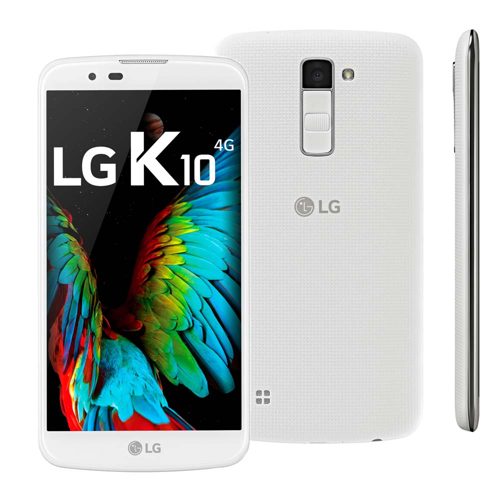 Smartphone LG K10 TV Branco com 16GB, Dual Chip, Tela de 5.3" HD, 4G ...
