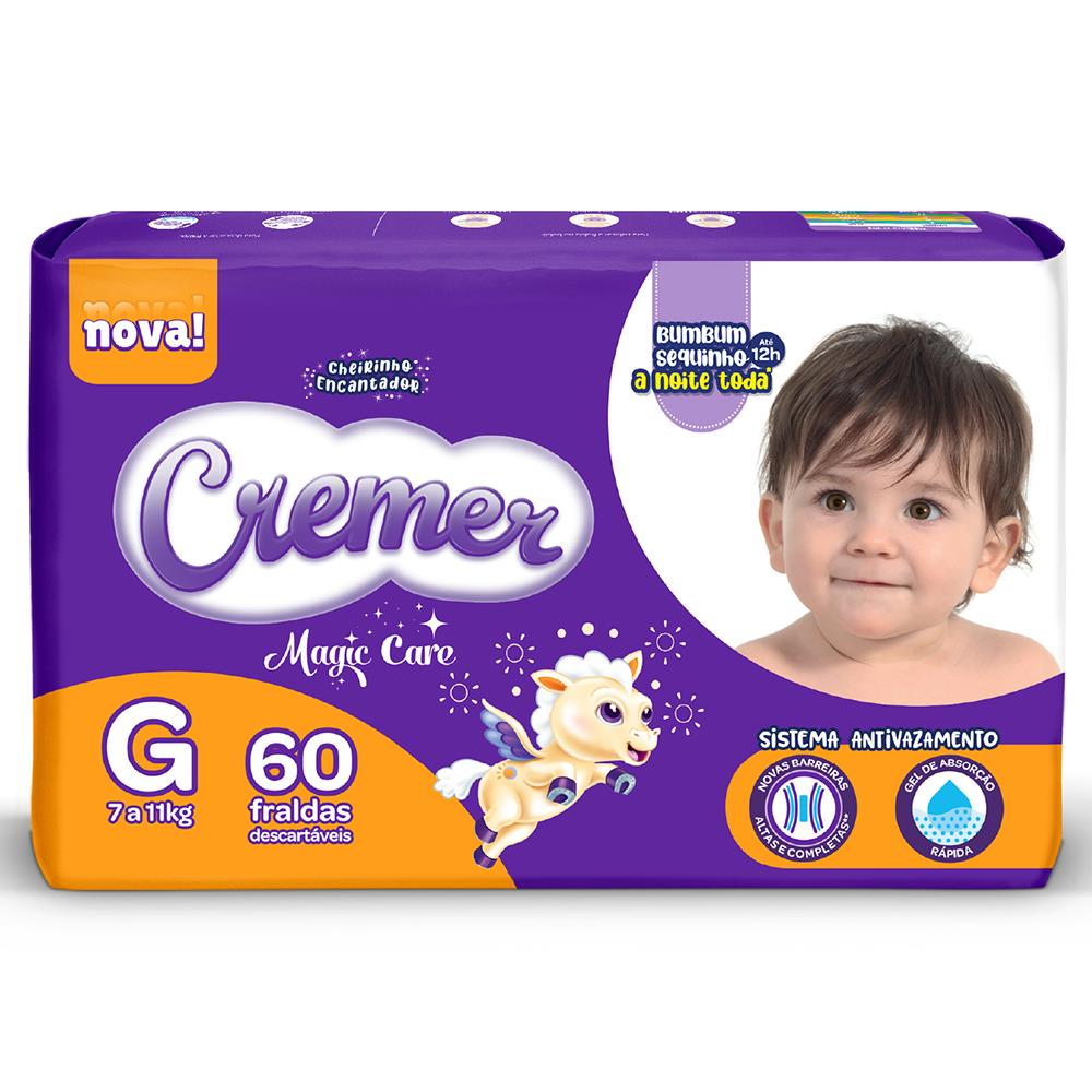 Fralda Cremer Hiper Disney Baby Tamanho G - 60 Unidades - Fraldas ...