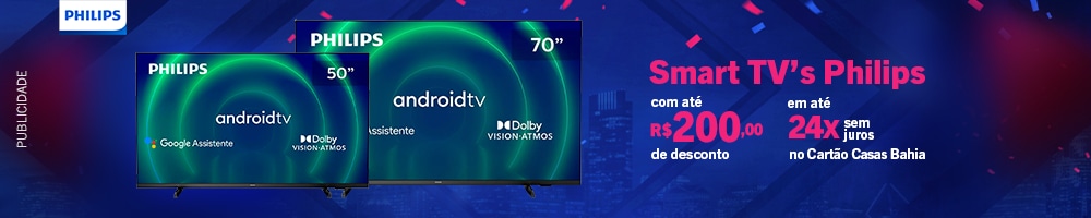 Smart tv 50 | Casas Bahia