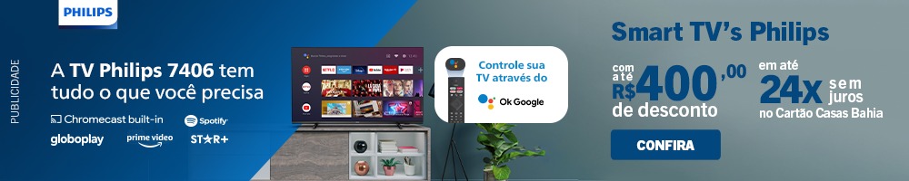 Smart tv philips | Casas Bahia