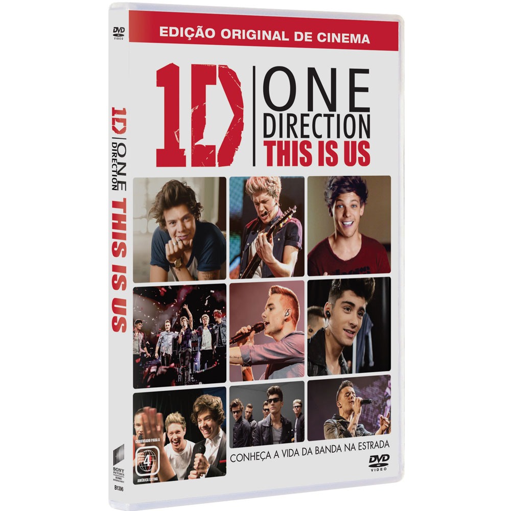 DVD - One Direction This Is Us - Documentários no CasasBahia.com.br