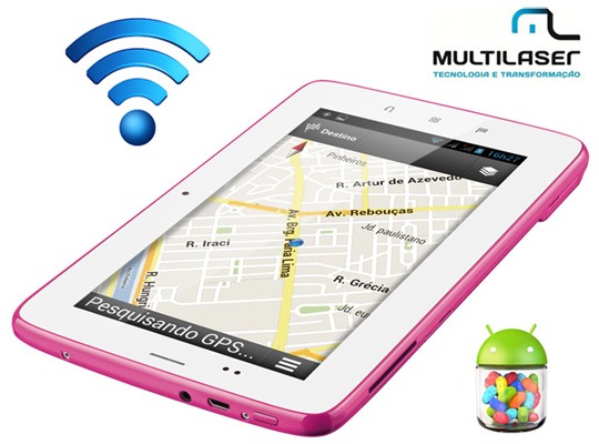 Tablet Multilaser M-Pro 3G NB033 com Tela 7", | Casas Bahia