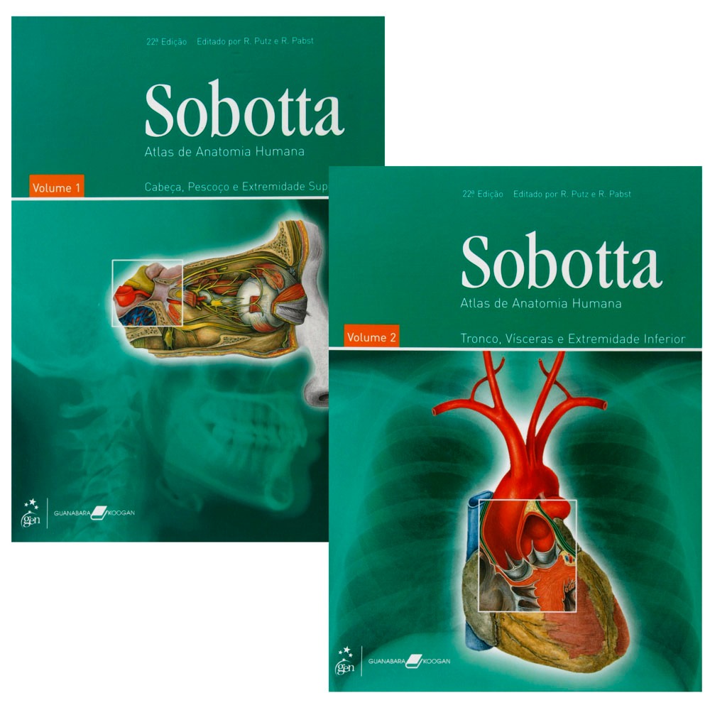 Livro - Atlas de Anatomia Humana - 2 Volumes - Sobotta - Livros de ...