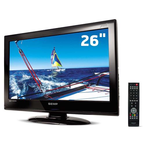 TV 26" Semp Toshiba LC2655 c/ Entradas HDMI e USB e Conversor Digital ...