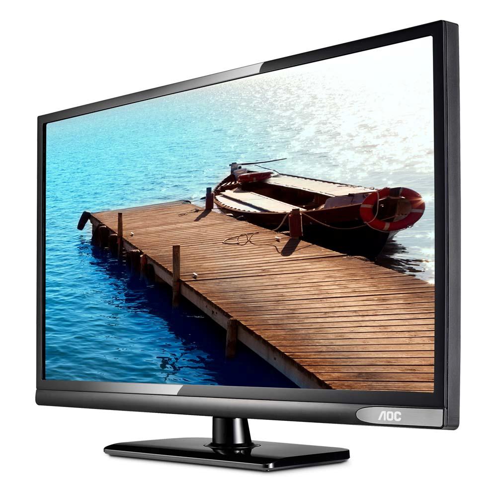 TV LED 24” HD AOC LE24D1450 com Conversor Digital Integrado, Entradas ...