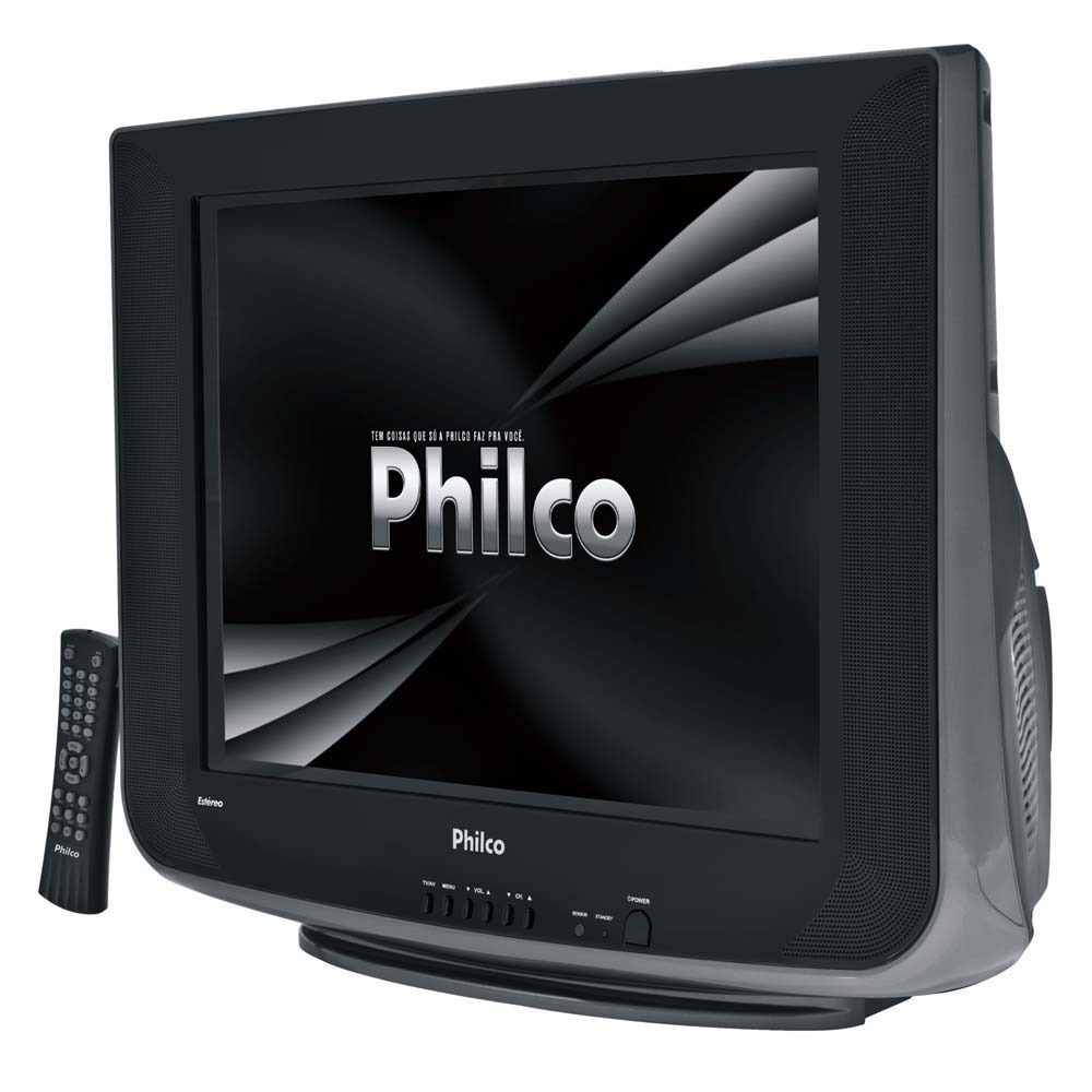 TV 21" Philco PH21MSS Super Slim - Preto - TV de Tubo no CasasBahia.com.br